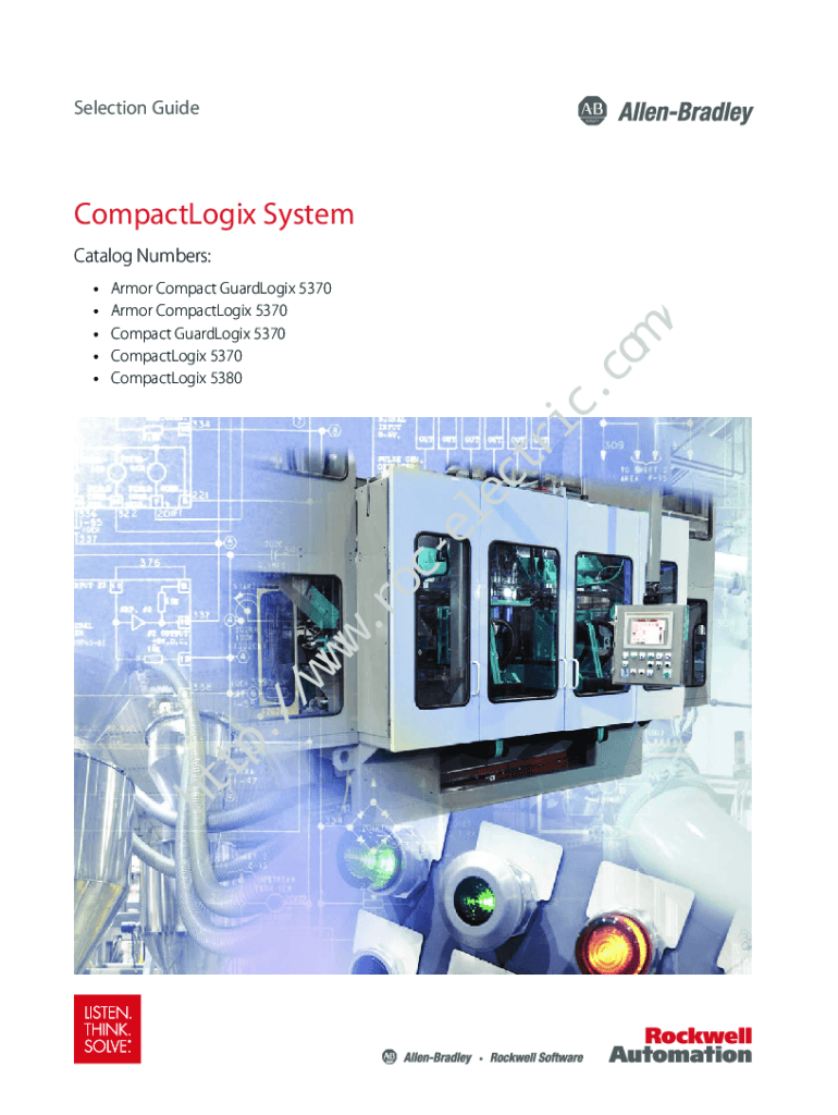 Fillable Online CompactLogix System Selection Guide Fax Email Print ...