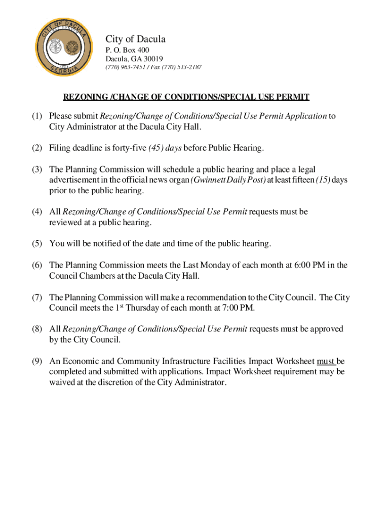 Fillable Online Zoning Resolution Article XVII of the City of Dacula ...