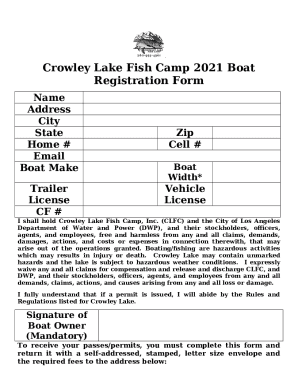 Make a reservation for a boat, cabin, RV park or campground. Doc ...