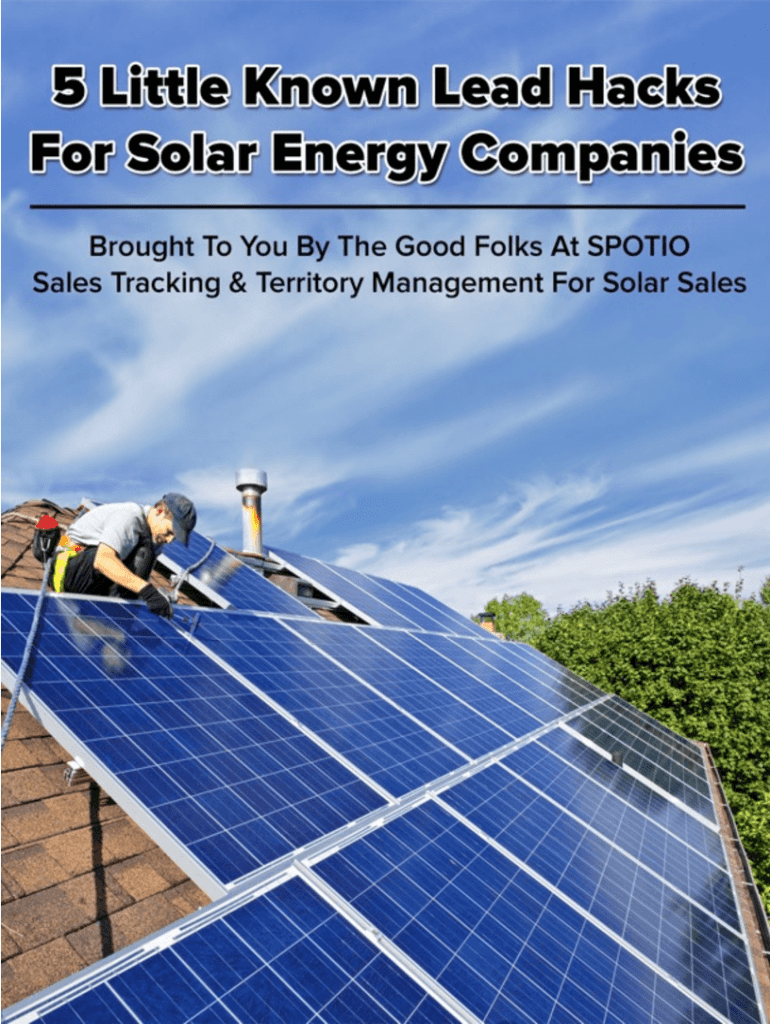 Fillable Online 5 Little Known Lead Hacks for Solar Energy Company's Fax Email Print - pdfFiller