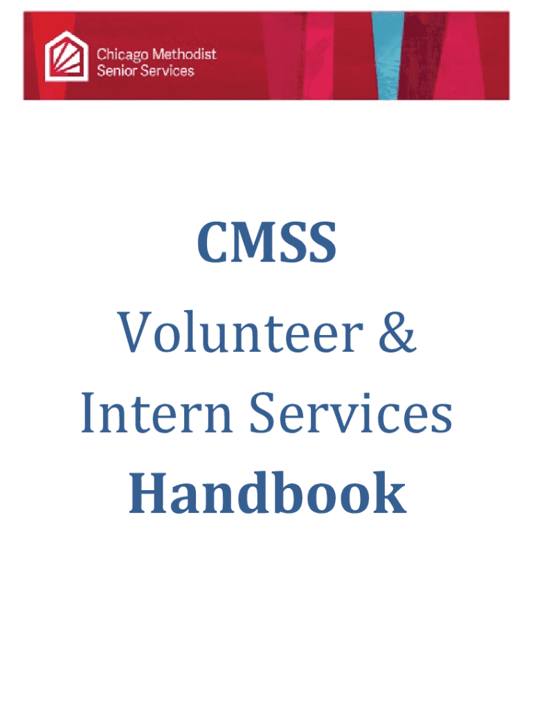 Fillable Online CMSS Volunteer & Intern Services Handbook Fax Email Print - pdfFiller