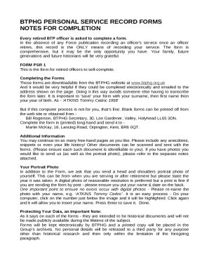 BTPHG PERSONAL SERVICE RECORD S Doc Template | pdfFiller
