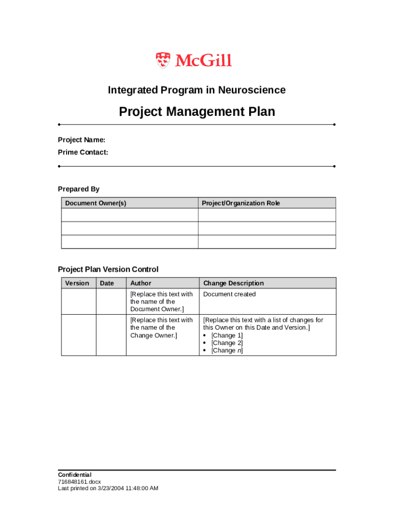How to Maintain Document Version Control on Your Project Doc Template | pdfFiller