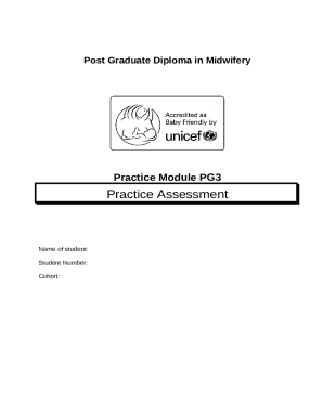 Midwifery practice module PG3 - practice assessment document Doc ...