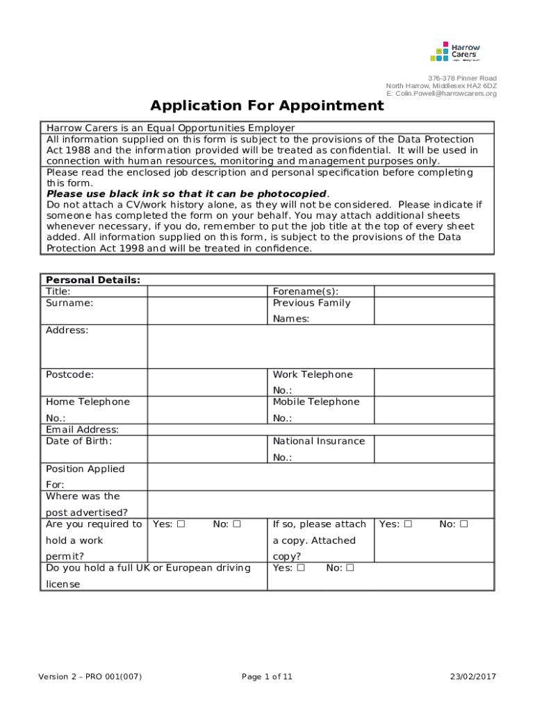 Care-Support-Worker-Application-. ... Doc Template | pdfFiller