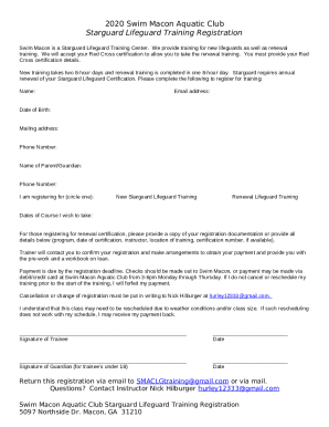 American Lifeguard AssociationLifeguard Training ... Doc Template ...