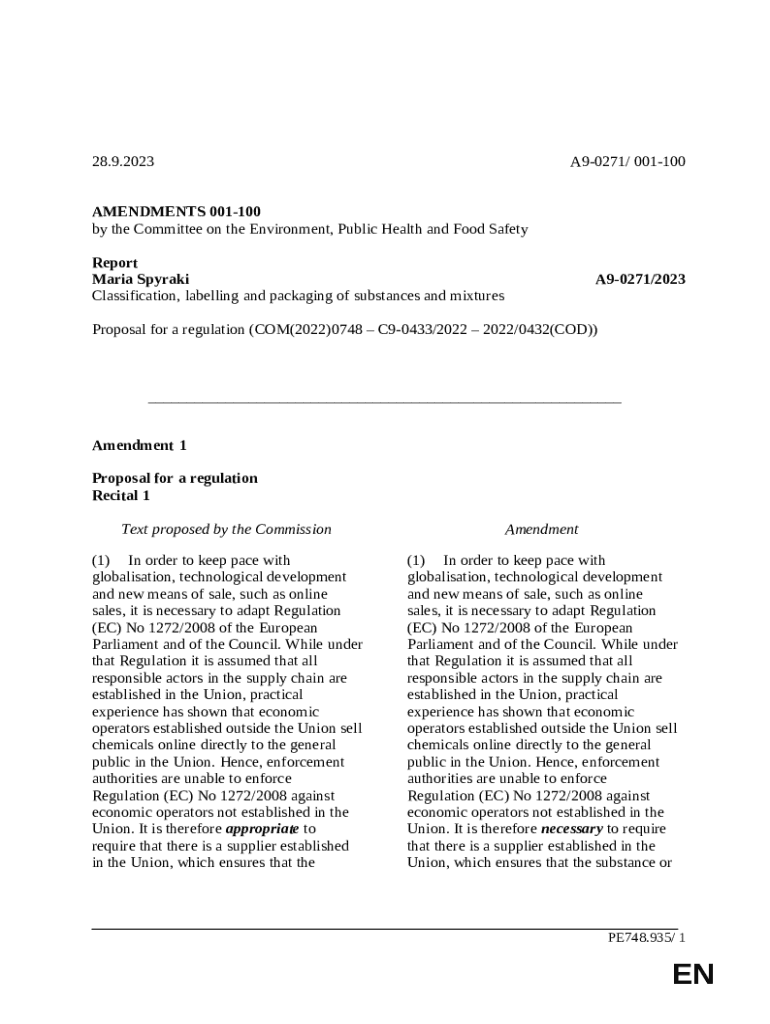 Classification, labelling and packaging of substances ... Doc Template ...