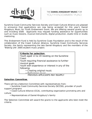 nominator application Doc Template | pdfFiller