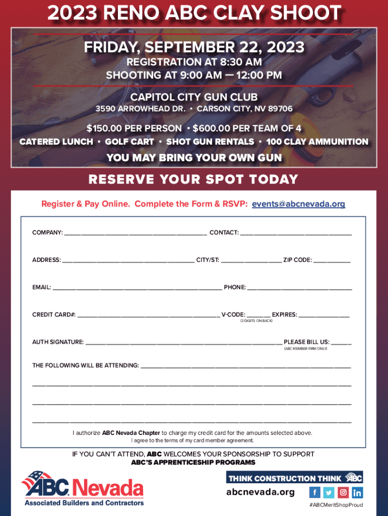 Fillable Online Capitol City Gun Club hosts registered sporting clays shoot ... Fax Email Print ...