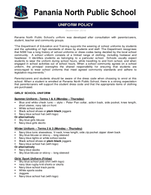 Fillable Online Model Guidelines for the Wearing of Uniforms in Public ...