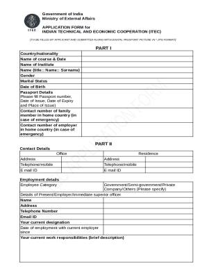 Fillable Online Download ITEC Application Form Fax Email Print - pdfFiller