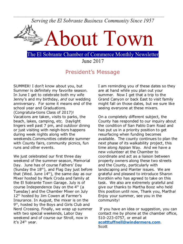 Fillable Online Here's what you'll find at this year's El Sobrante ...