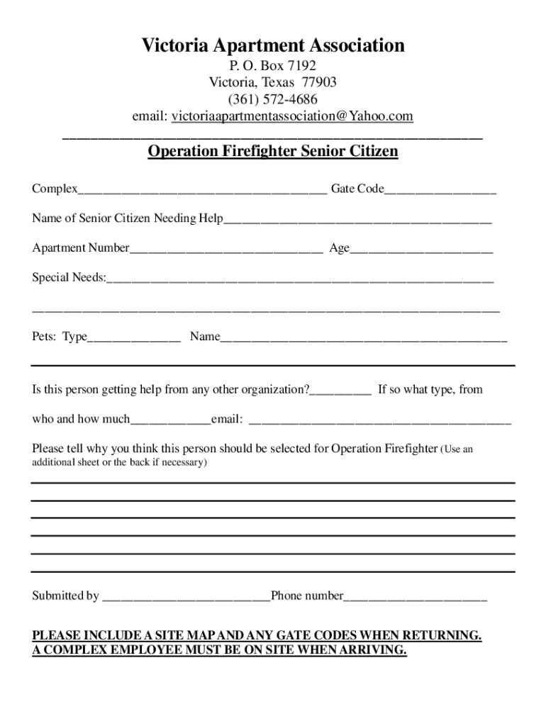 Fillable Online Operations Division - Fire Department Fax Email Print ...