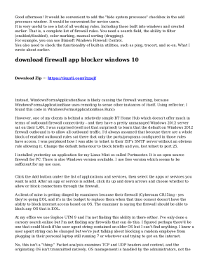 Fillable Online Download Firewall App Blocker Windows 10 Fax Email ...