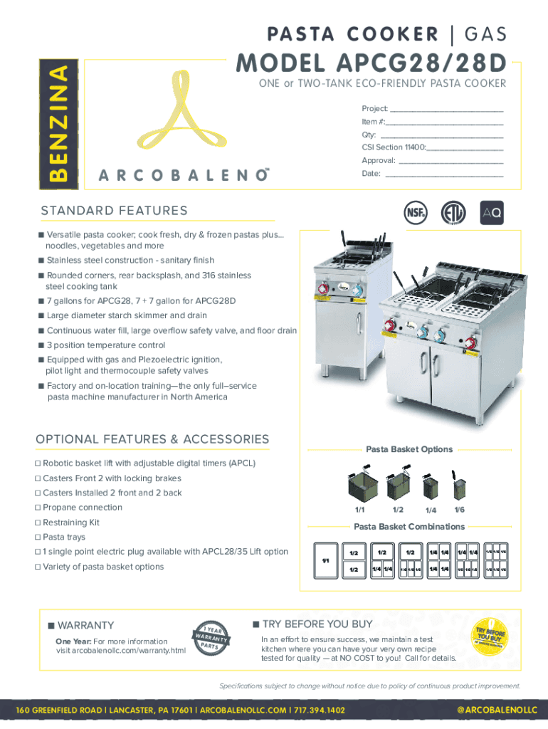 Fillable Online MODEL APCG28/28D Fax Email Print - pdfFiller