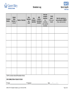 Protocol Deviations: A Holistic Approach from Defining to ... Doc ...