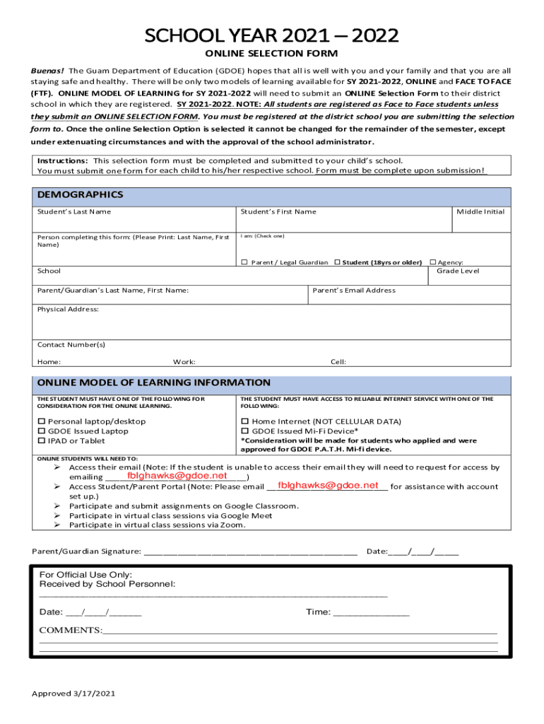 Fillable Online Model of Learning Registration Form SignedPDF Fax Email Print - pdfFiller