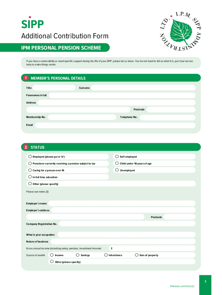 Fillable Online SIPP allowances and pension tax-relief explained Fax ...
