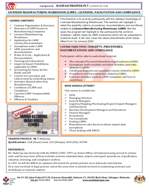 Fillable Online LMW brochure and registration form.docx Fax Email Print ...