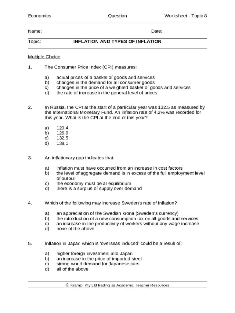 Consumer Price Index (CPI): What It Is and How It's Used Doc Template ...