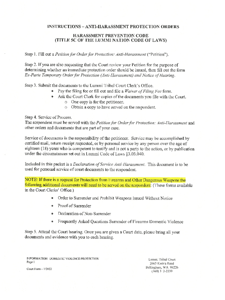 Fillable Online Lummi Tribe of the Lummi Reservation - Code of Laws Fax ...