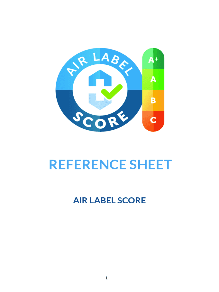 Fillable Online REFERENCE SHEET - Air Label Fax Email Print - pdfFiller