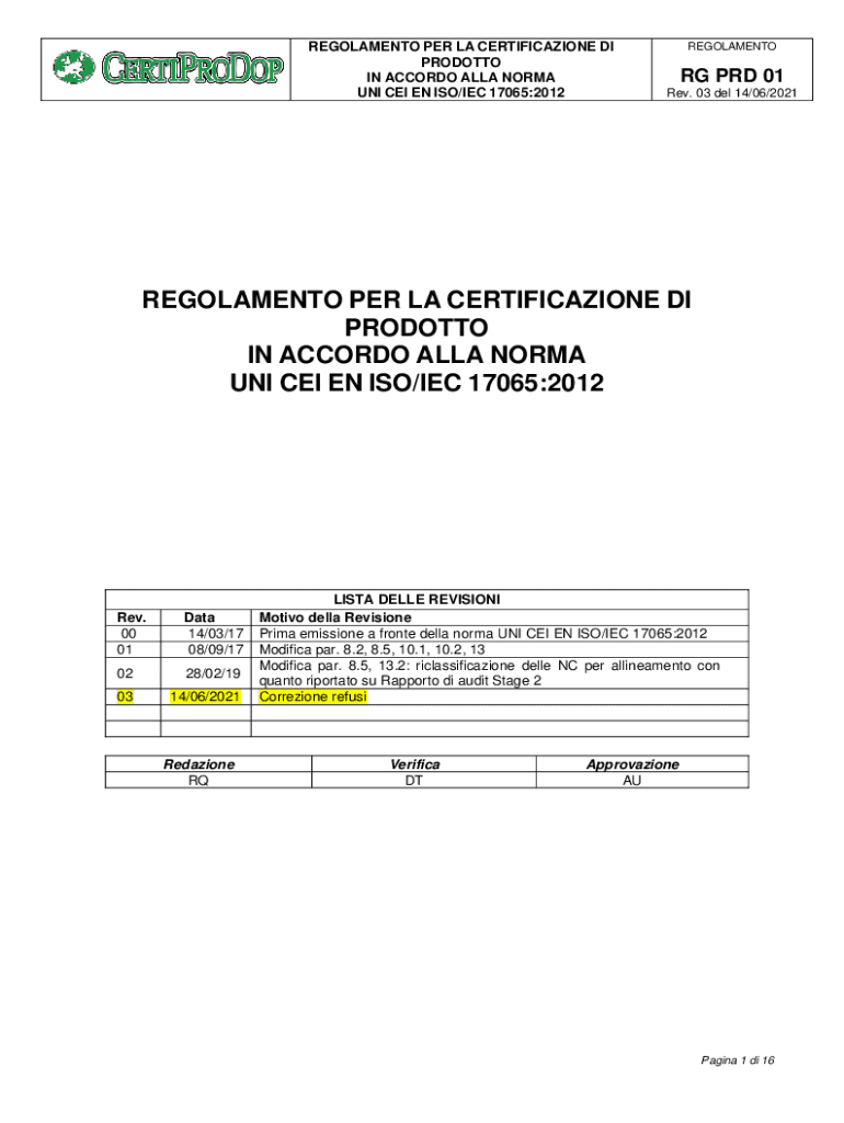 Compilabile Online Certificazioni Iso Rg Prd 01 Fax Email Stampa
