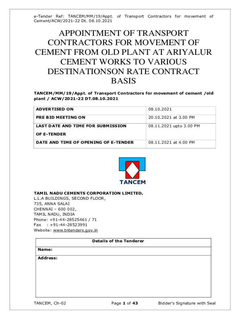 Fillable Online Forwarding Agent Appointment Of Transport Contract ...