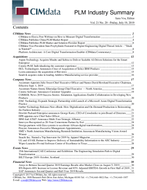 Fillable Online CIMdata to Host a Free Webinar on How to Measure ...