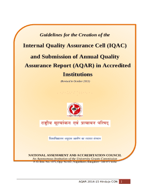 Internal Quality Assurance Cell (IQAC ... - MMCC Doc Template | pdfFiller