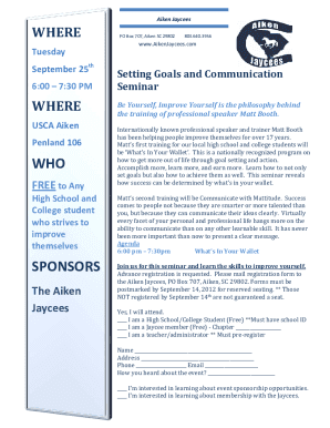 Fillable Online USC Aiken - University of South Carolina Aiken Fax Email Print - pdfFiller