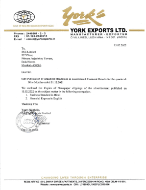 Fillable Online GOVT. OF INDIA RECOGNISED EXPORT HOUSEPhones 1 Fax ...