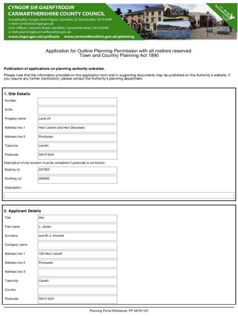 Fillable Online Land at Heol Llanelli, Pontyates. Coal Mining Risk ...