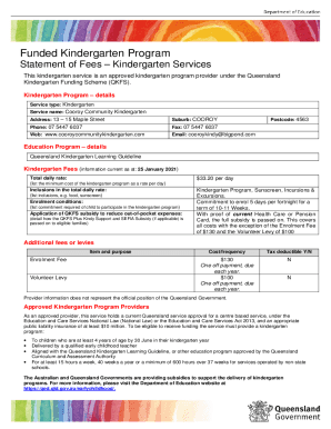 Fillable Online Statement of Fees 2021.docx Fax Email Print - pdfFiller