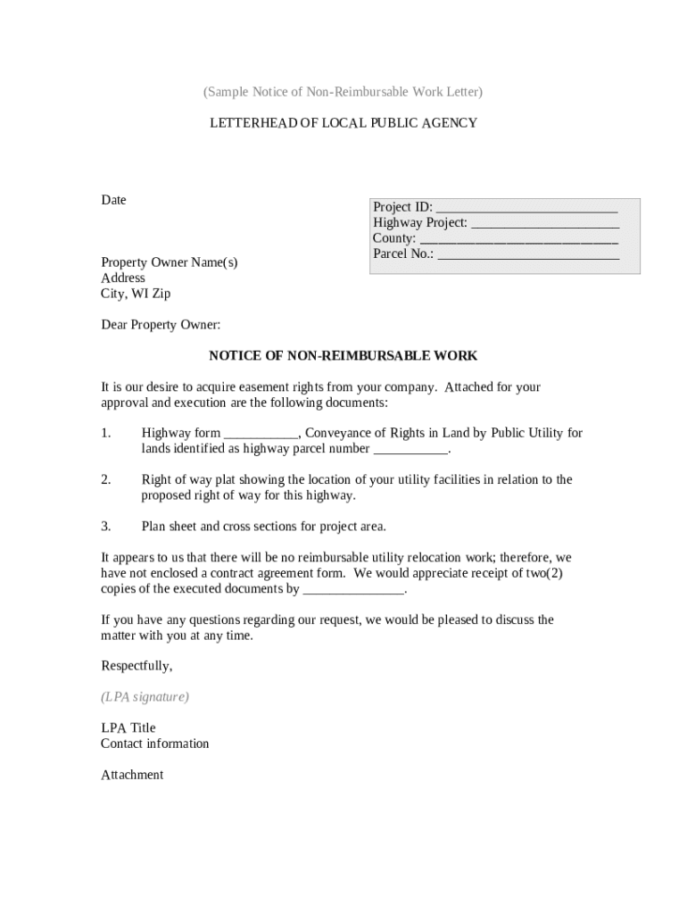 a sample easement violation notification letter Doc Template | pdfFiller