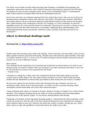 Fillable Online Duolingo's Math course makes learning easy as pi(e) Fax ...