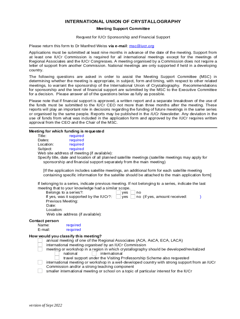 MSC Doc Template | pdfFiller