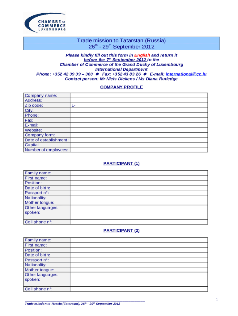 The Chamber of Commerce and Industry of the Russian ... Doc Template ...