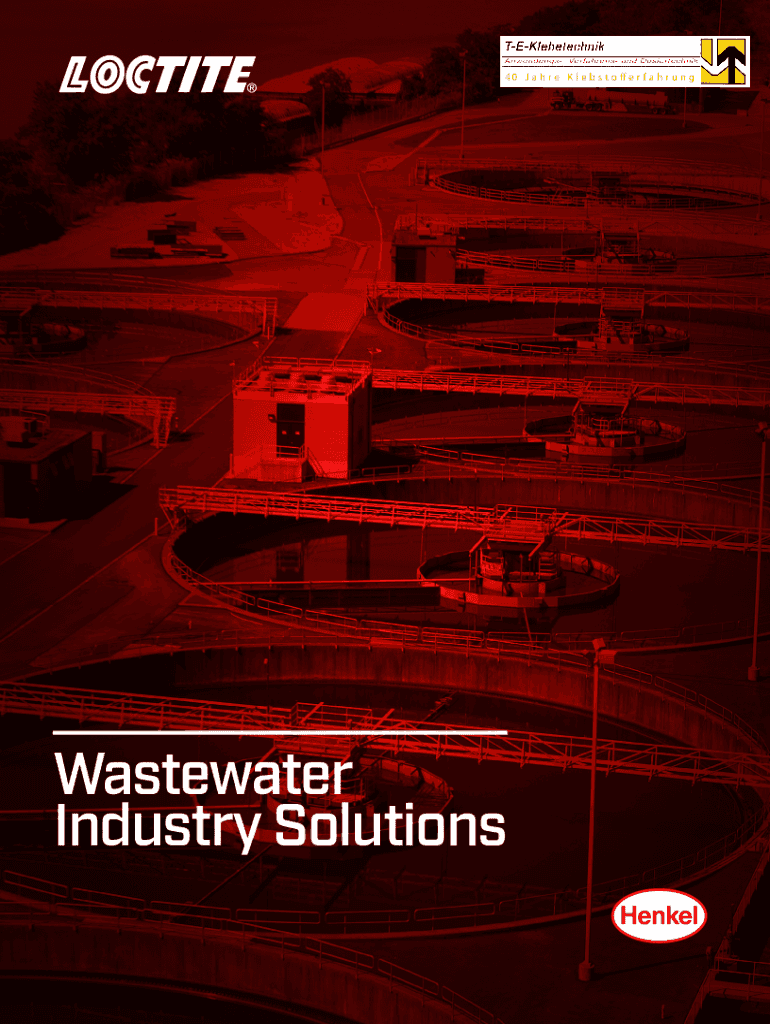 Fillable Online Brochure: Water And Wastewater Industry Solutions Fax ...