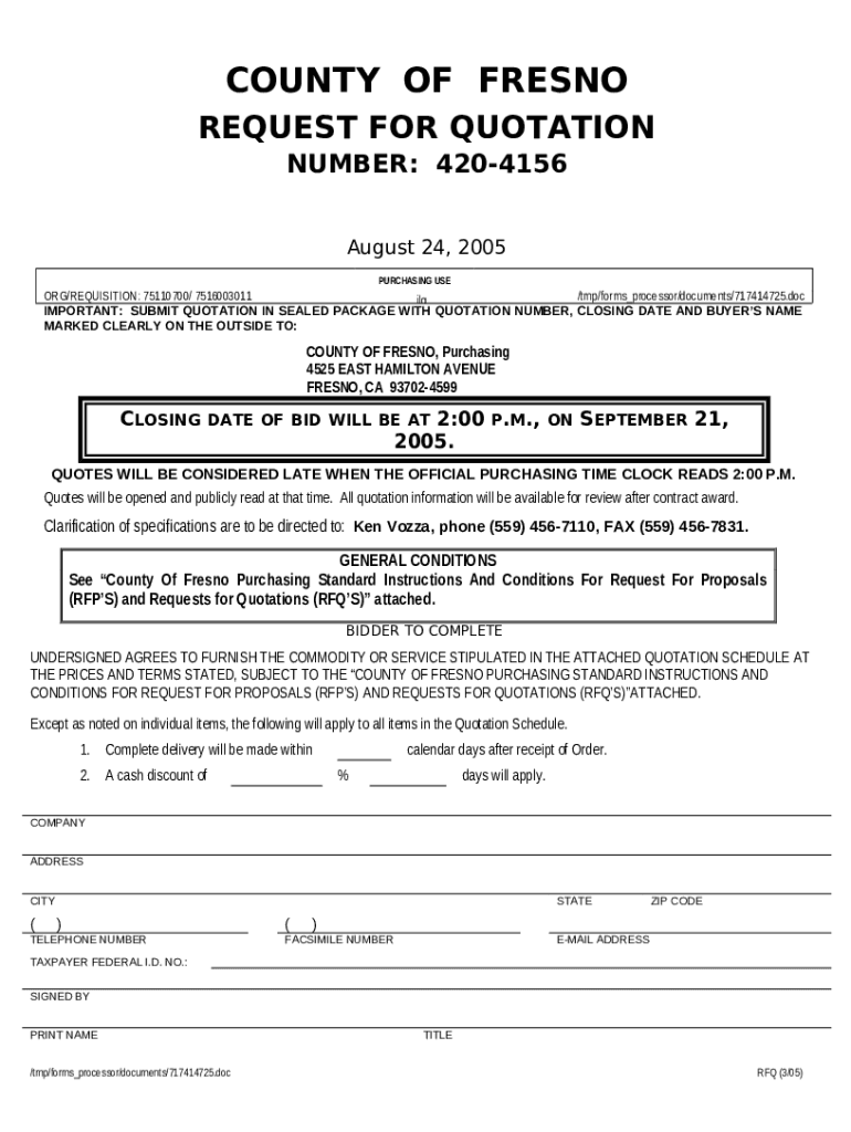 NUMBER:420-4156 - www2 co fresno ca Doc Template | pdfFiller