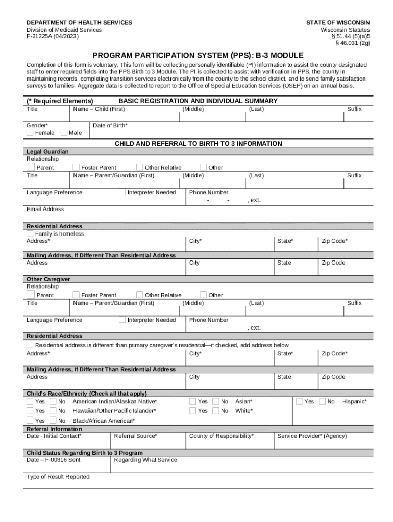 Program Participation System (PPS): s Doc Template | pdfFiller