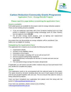 Application retrofit projects Doc Template | pdfFiller