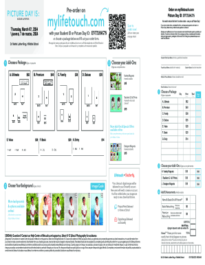 Completable En línea picture day is - mylifetouch.com Fax Email ...