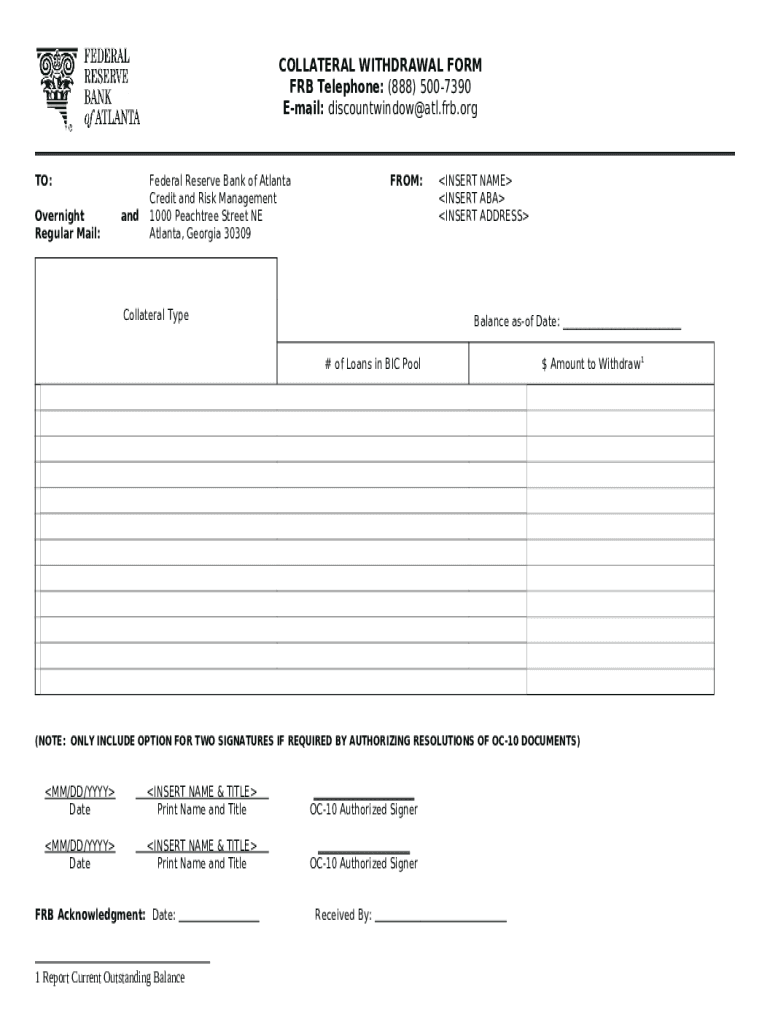 A Member's Guide to Using FHLBank Atlanta Letters of Credit Doc Template | pdfFiller