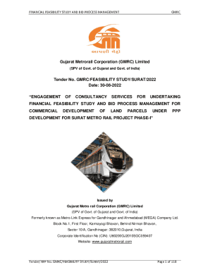 Fillable Online GMRC floats tender for design, supply and installation ...