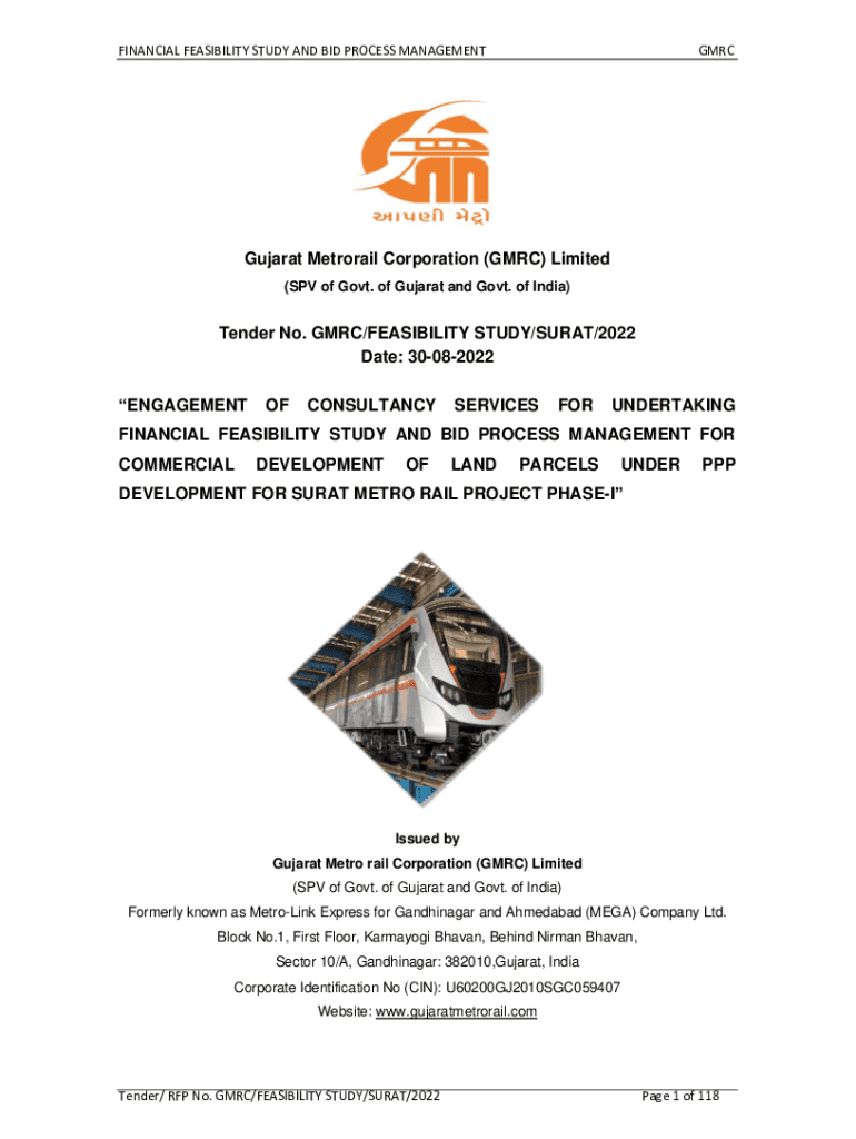 Fillable Online GMRC floats tender for design, supply and installation ...