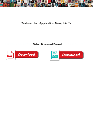 Fillable Online Walmart Job Application Memphis Tn. Walmart Job ...