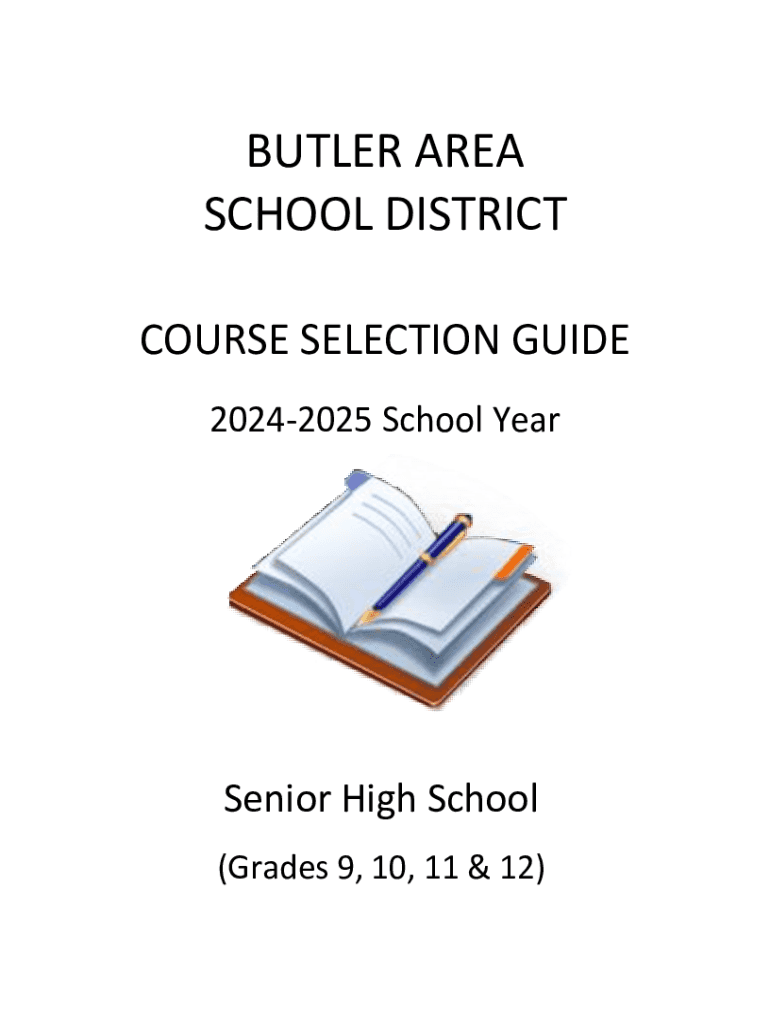 Fillable Online Butler Senior High School - Butler Area School District ...