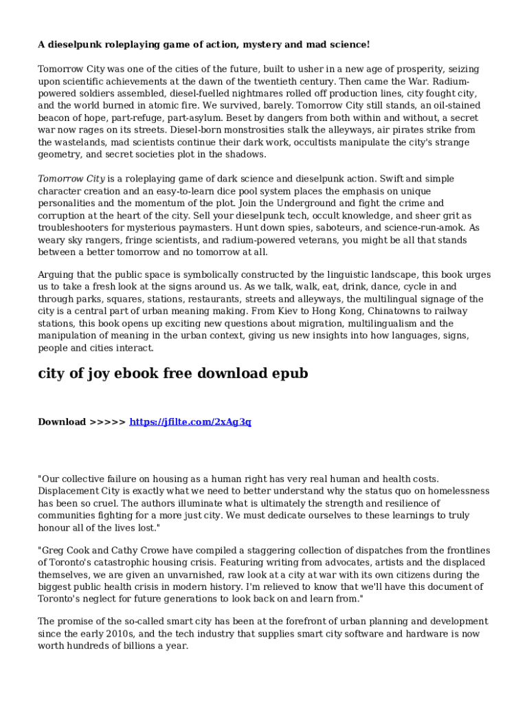 Fillable Online Q&A Nathan Russell (Tomorrow City: Dieselpunk ...