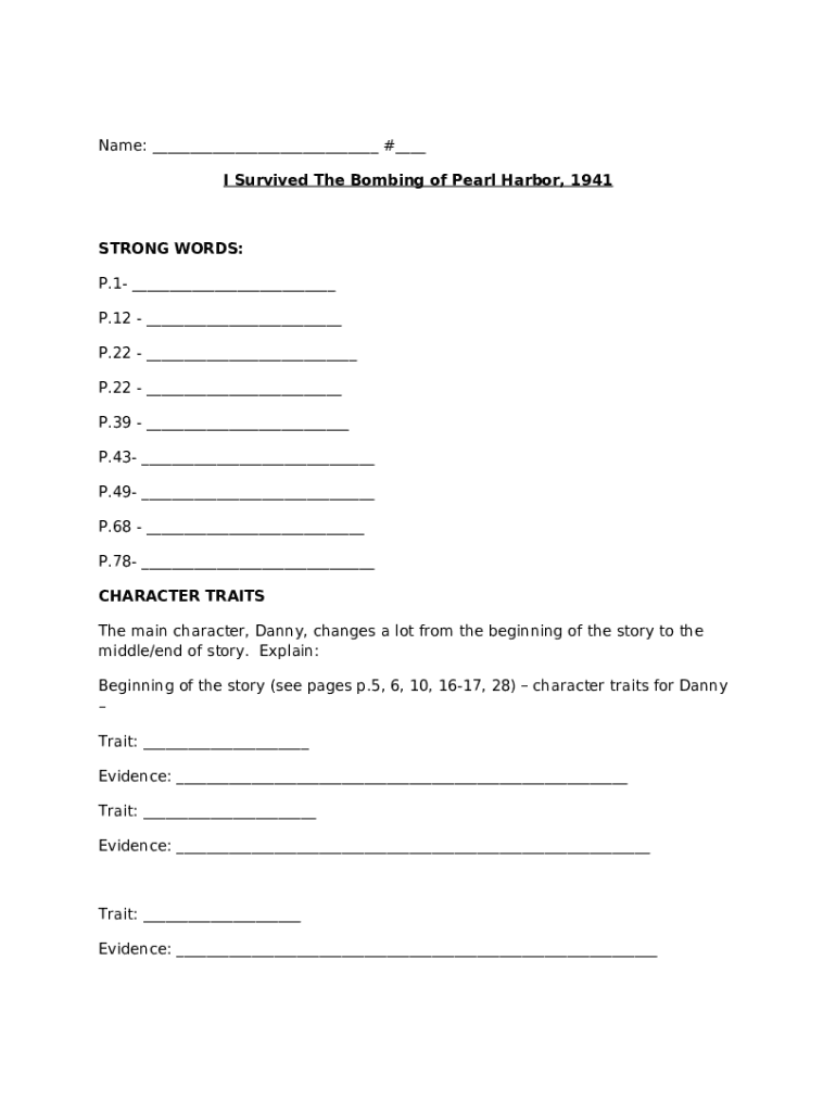 I Survived the Bombing of Pearl Harbor, 1941 (I Survived #4) Doc ...